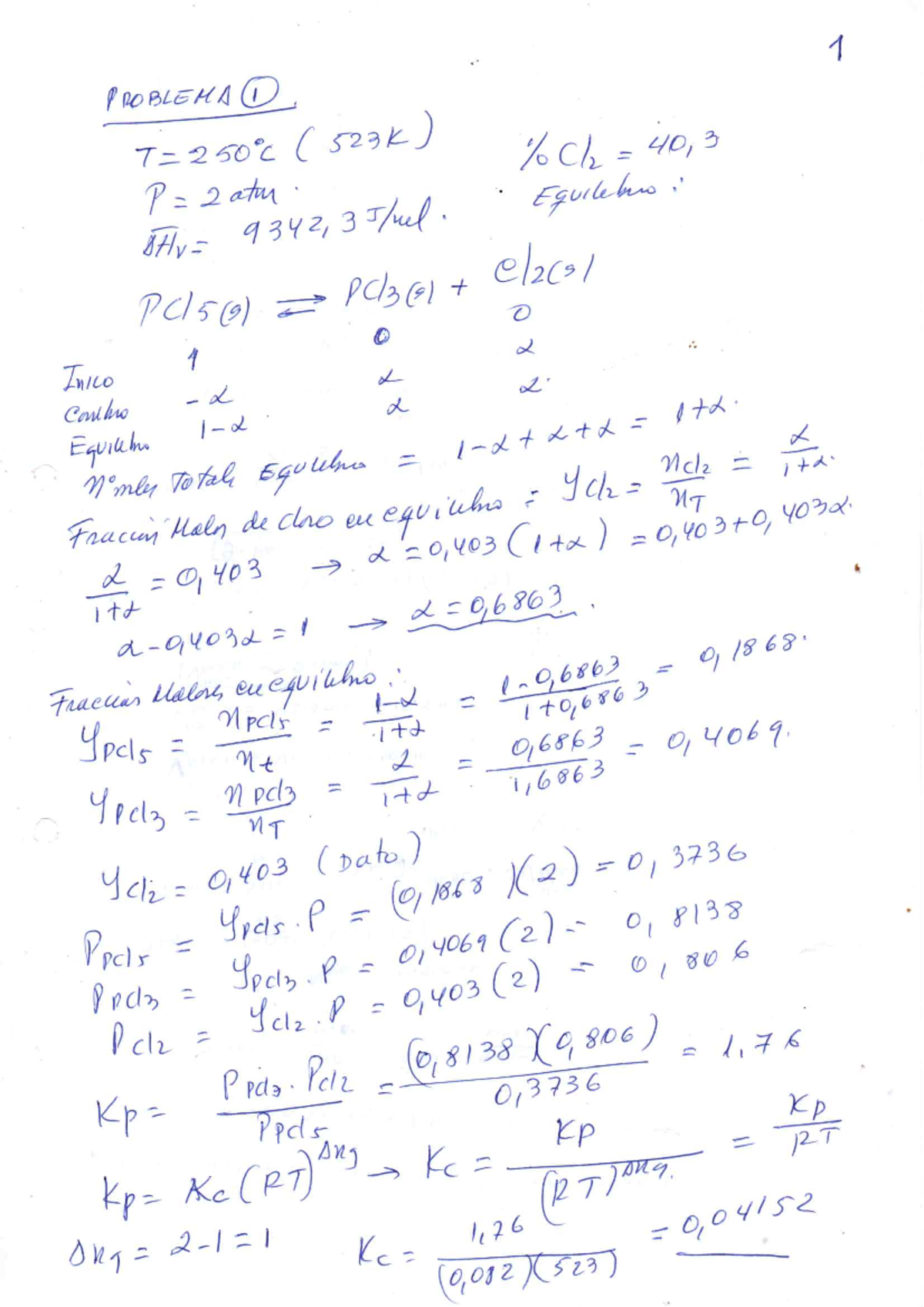Examen III Unidad - Gaaa, para que apruebes - 1 PROBLEMA 1 T=250°C ...