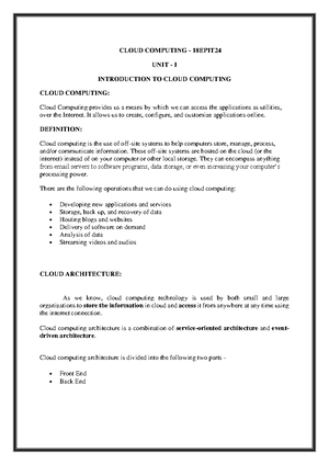 Information technology - INFORMATION TECHNOLOGY UNIT- What is Operating ...