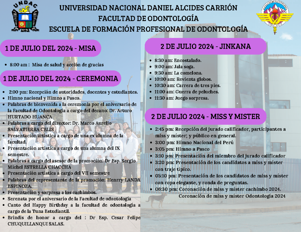 Programa 2024-1 - Leer - 2 DE JULIO 2024 - JINKANA 8:30 am: Encostalado ...