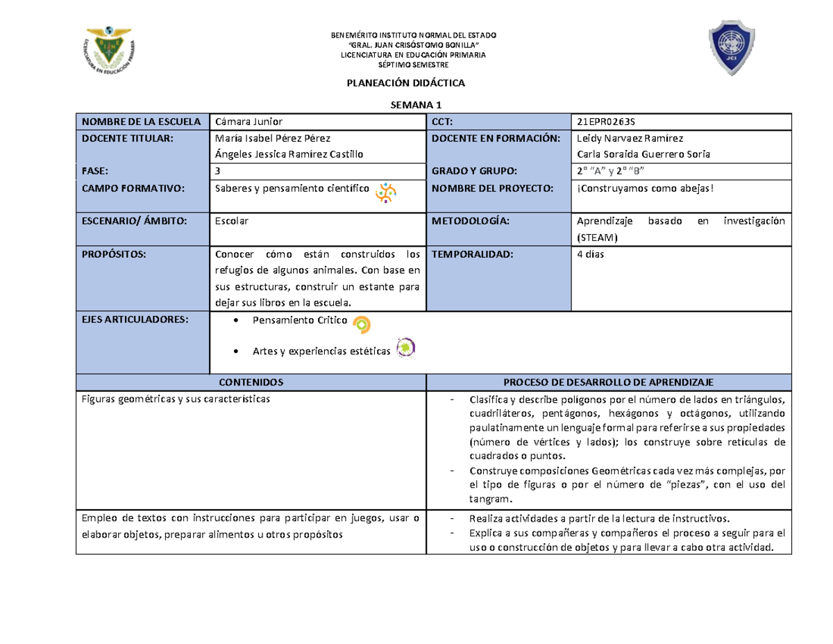 PLAN DE TRABAJO 2DO PRIMADIA- SOLO Planeaciones - “GRAL. JUAN ...