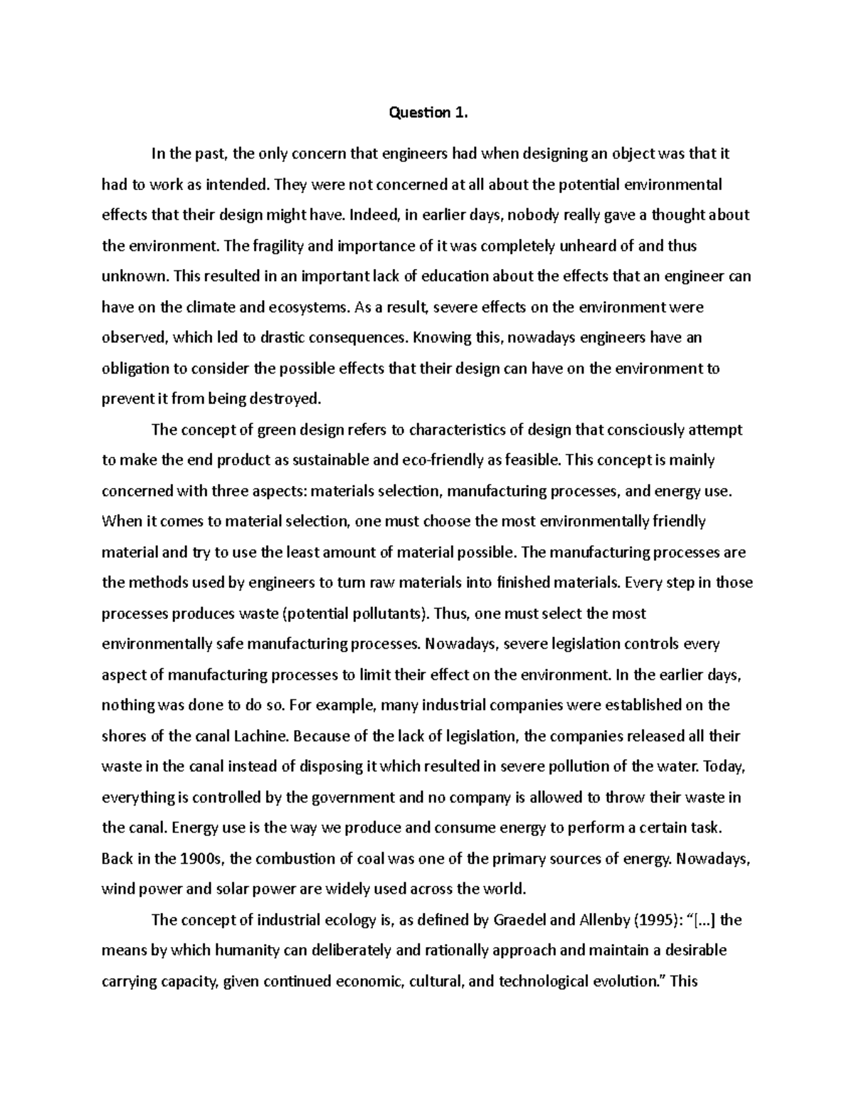 Assignment 1 ENGR 202 - ENGR 202 - Concordia - Studocu