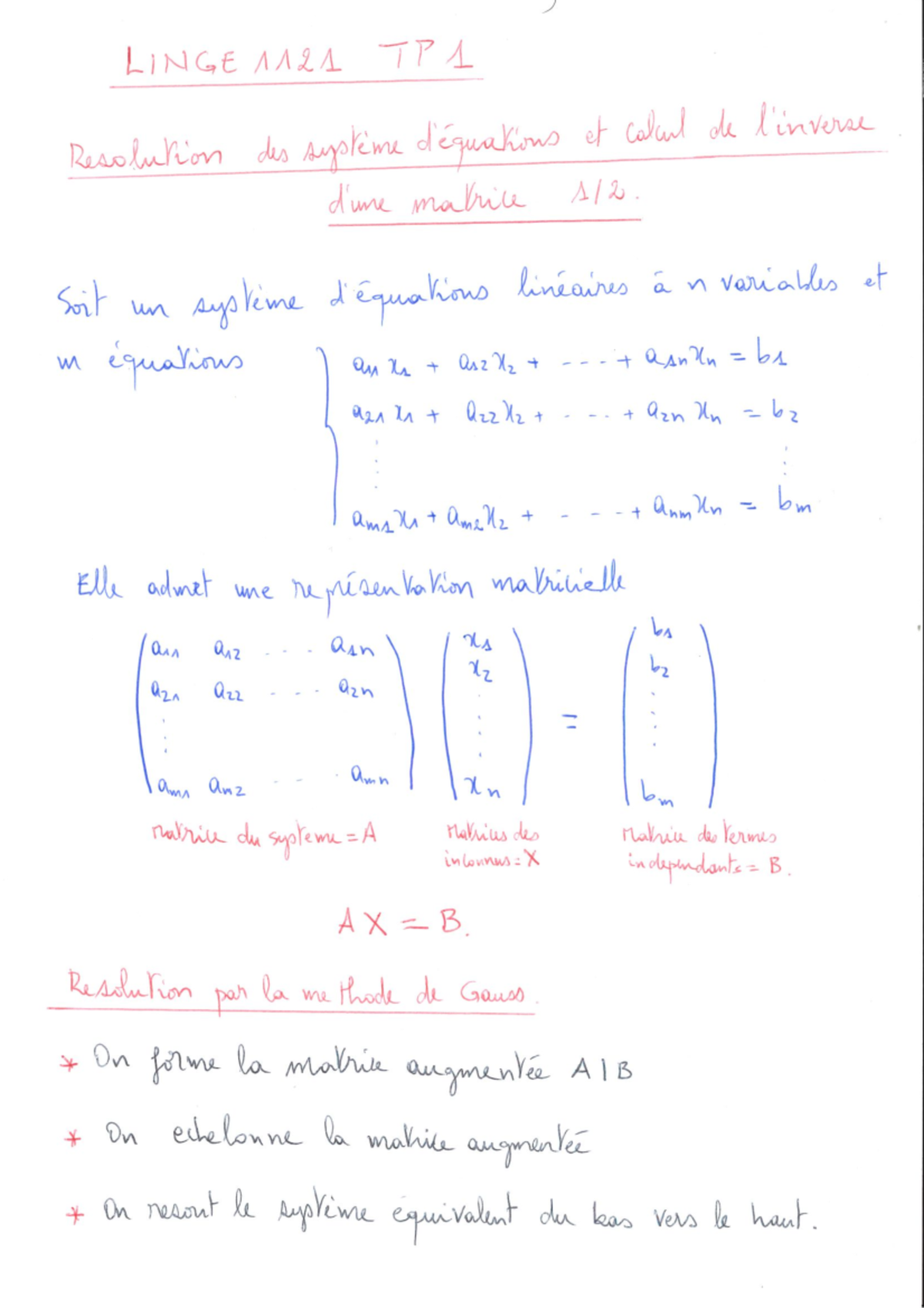 TP1 COR - correction algèbre - Mathématiques : algèbre et calcul ...
