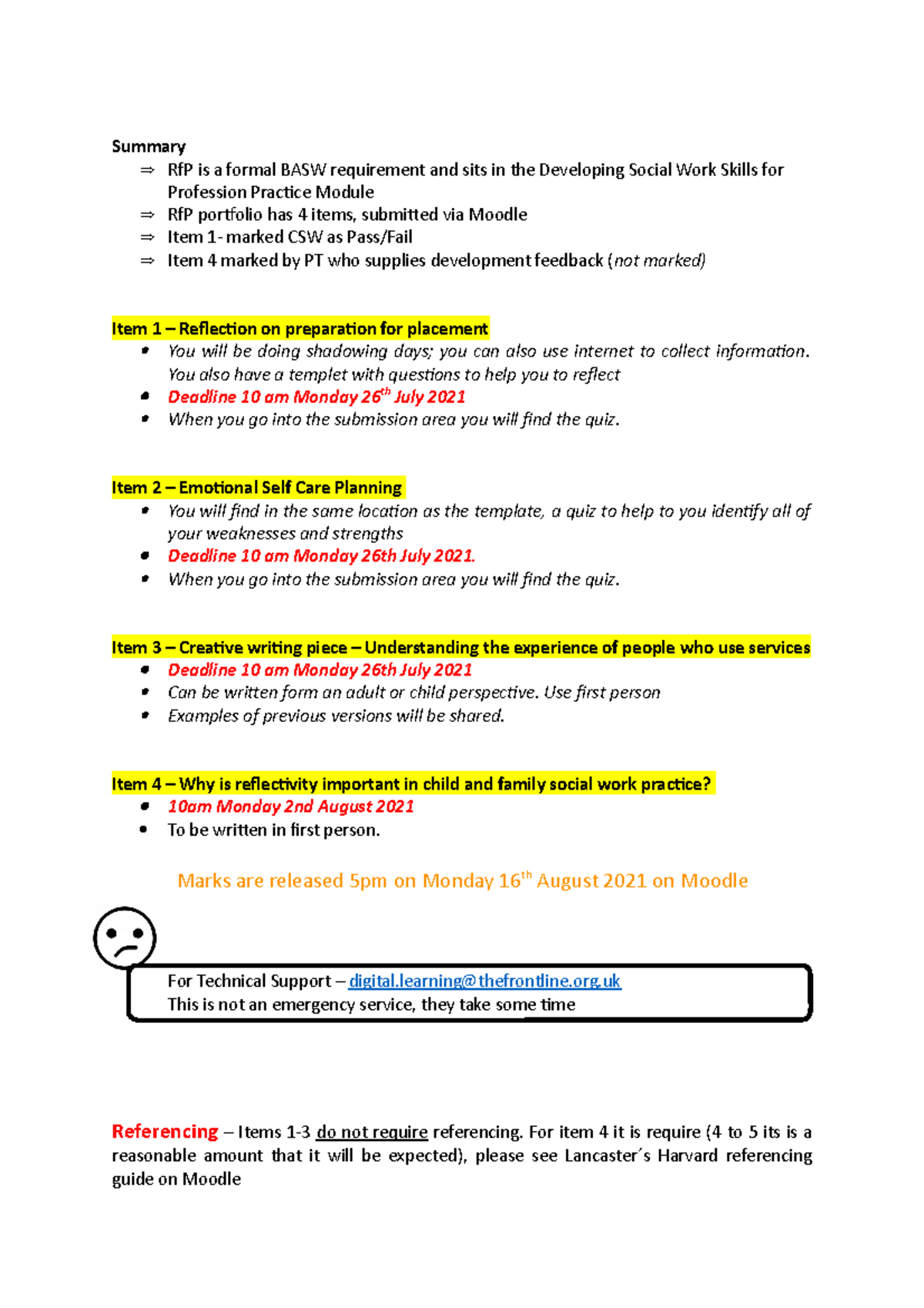 Q&A Session - Questions pre exam - Summary RfP is a formal BASW ...