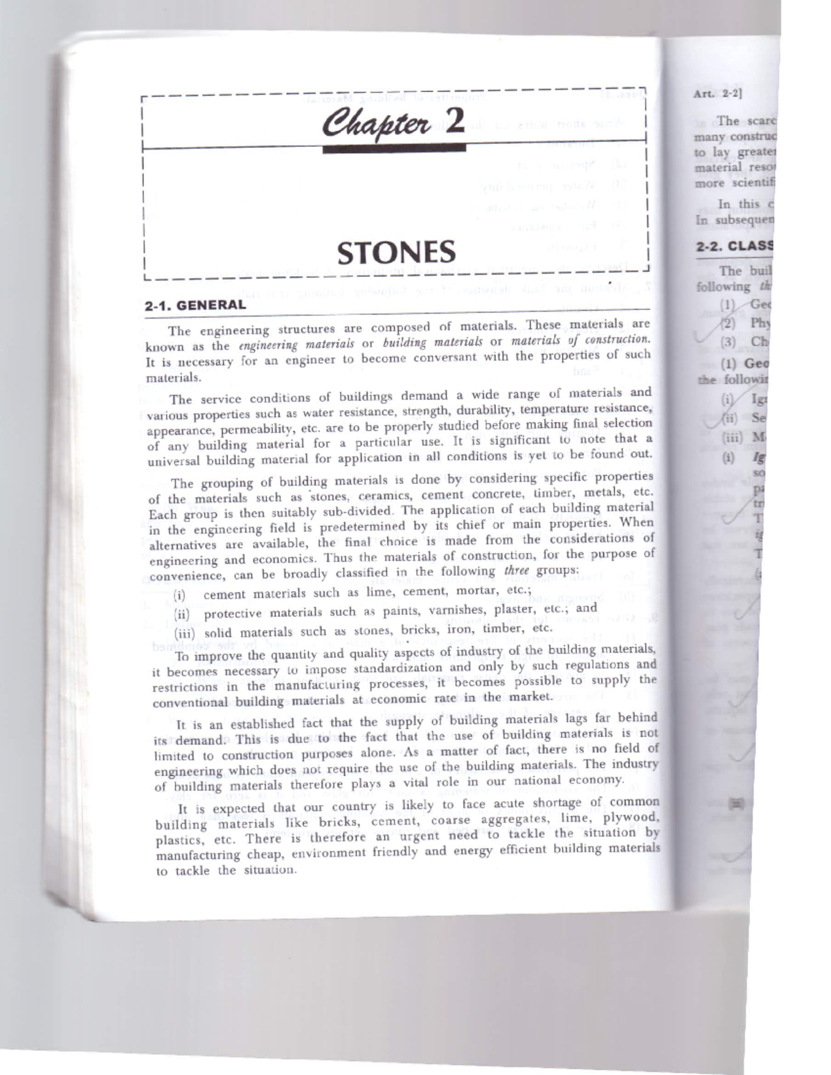 Stones - Basic Civil Engineering - Studocu