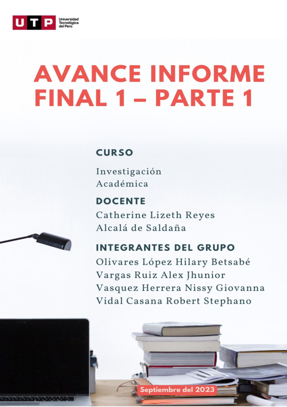 Semana 03 Avance de Informe Final 1 - Parte 1 Tema y problema de investigación - INVESTIGACIÓN ...
