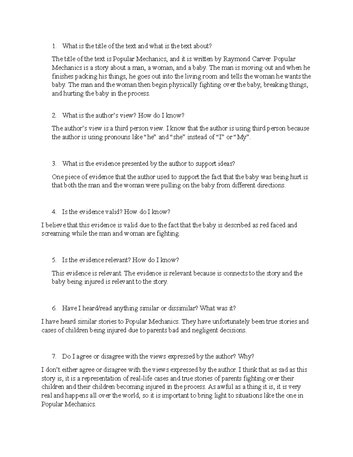 English Written Assignment 2 What Is The Title Of The Text And What