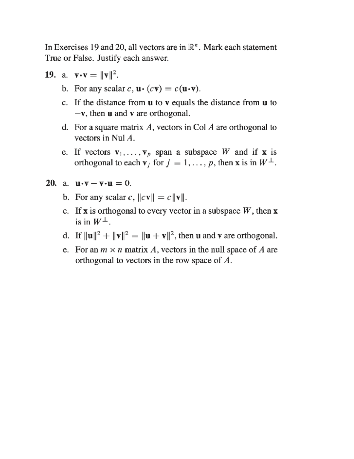 Linear Algebra Review - Lecture notes 32 - CIVE 2200 - Carleton - Studocu