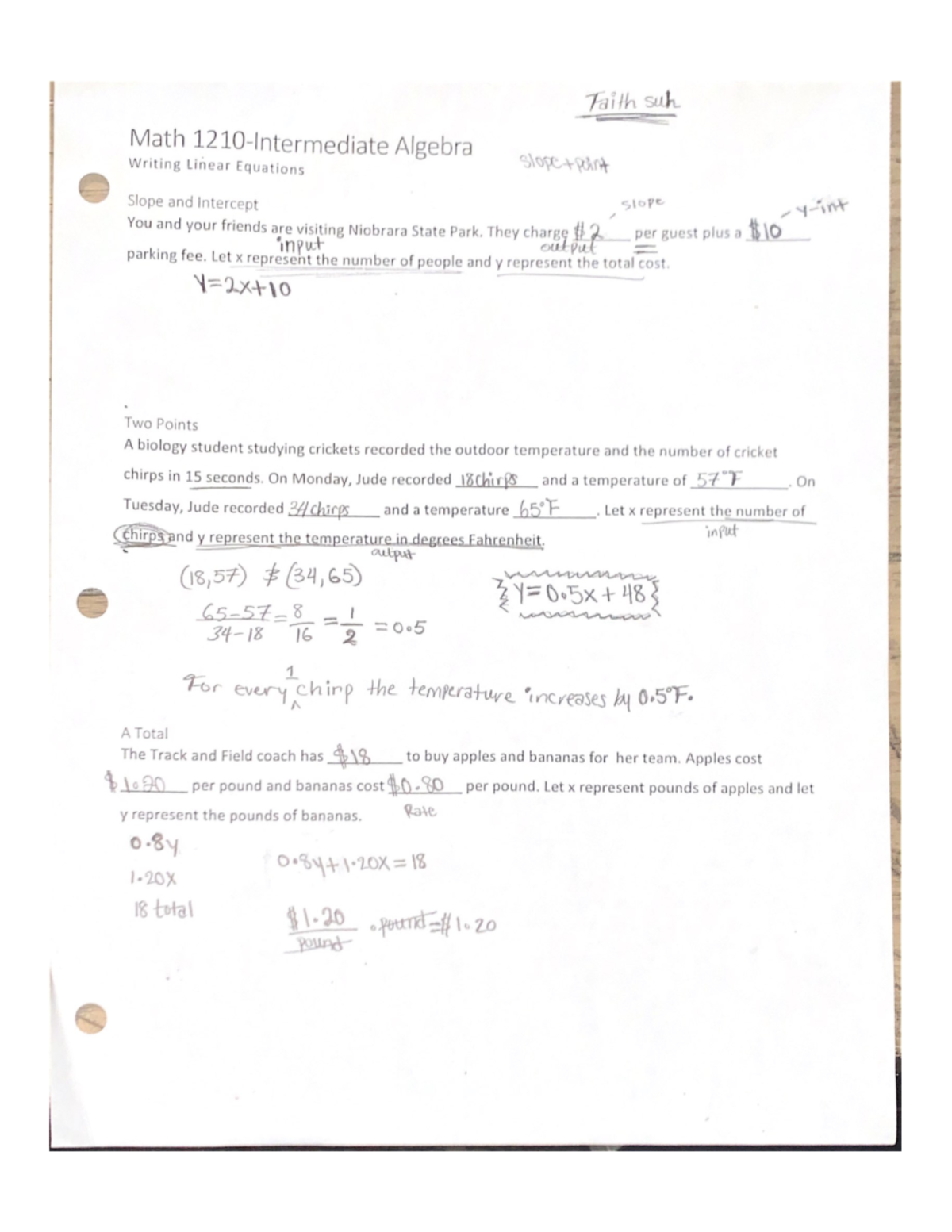 Math 1210 Intermediate Algebra MATH 1310 Studocu