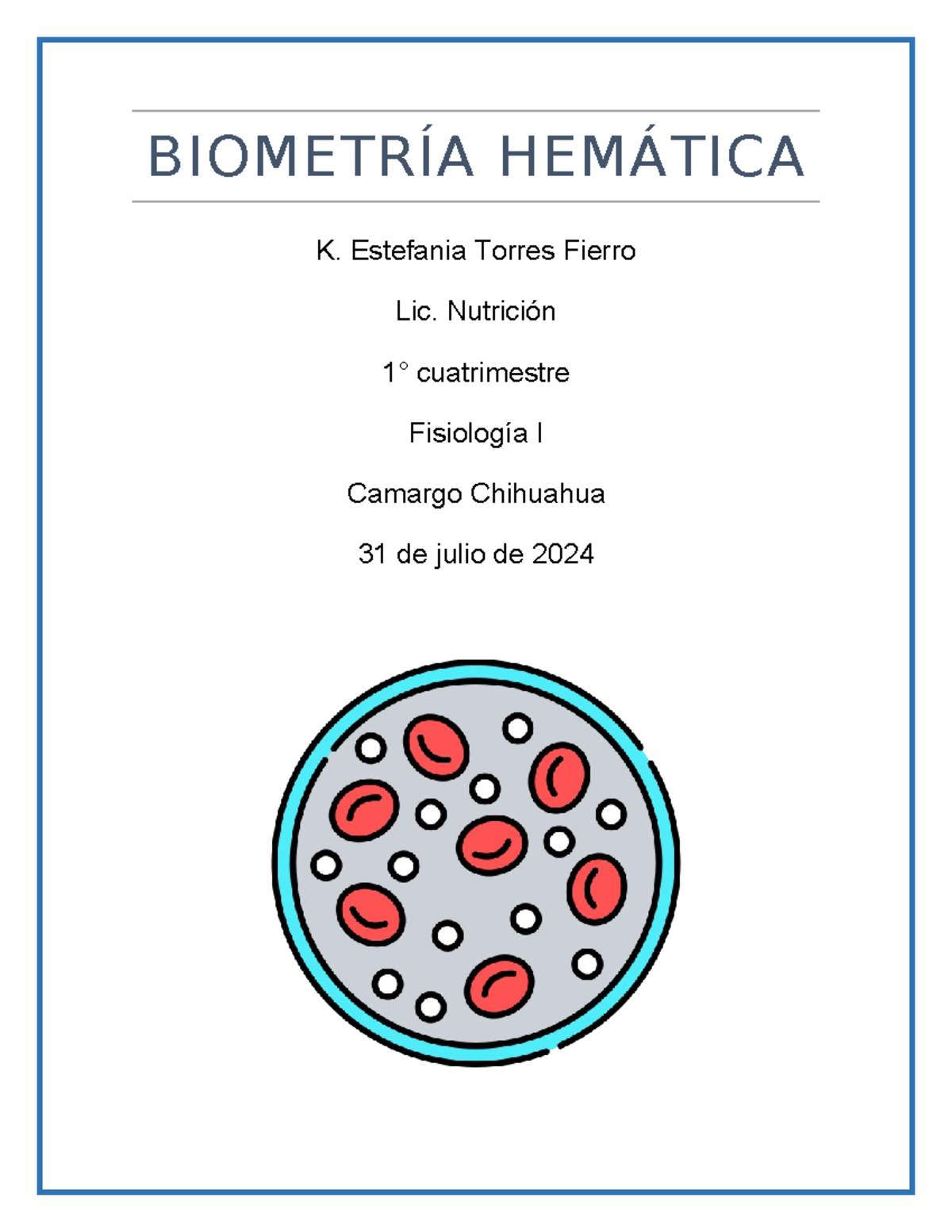 Biometría hemática - analisis de biometria hematica - BIOMETRÍA ...