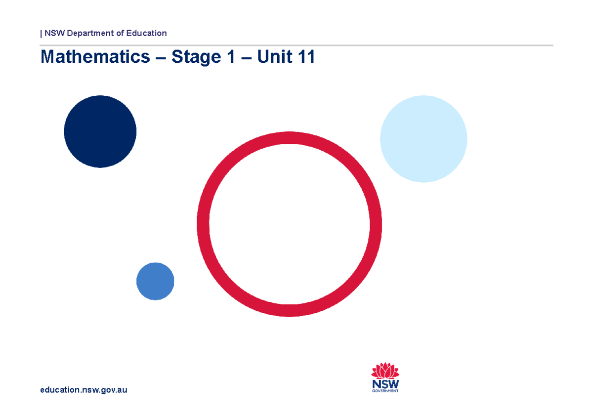 Mathematics-s1-unit-11 - | NSW Department of Education Mathematics ...