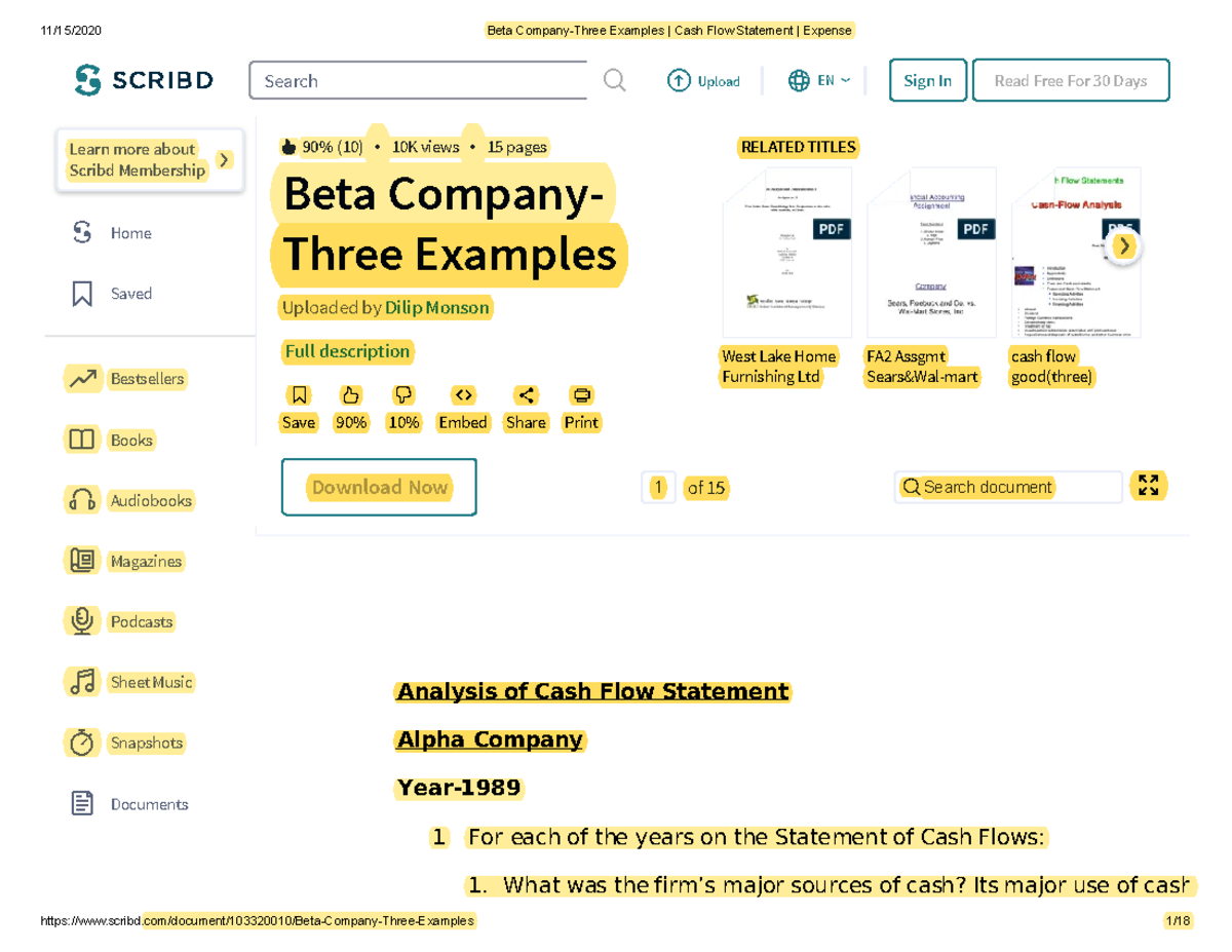 Beta Company Analysis - Not applicable in the current covid 19 ...