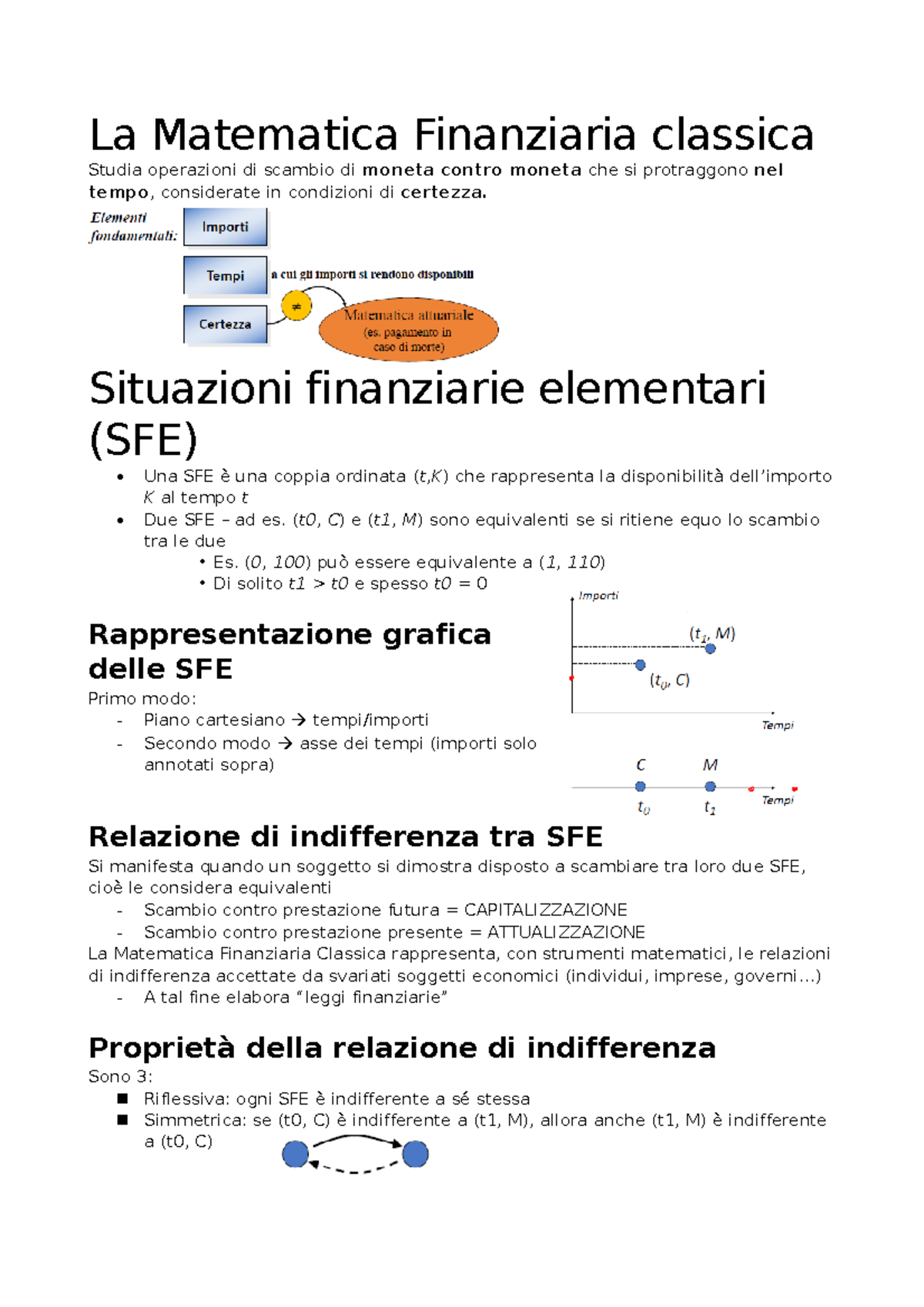 La Matematica Finanziaria lez.1 - lez. 10 - La Matematica Finanziaria ...