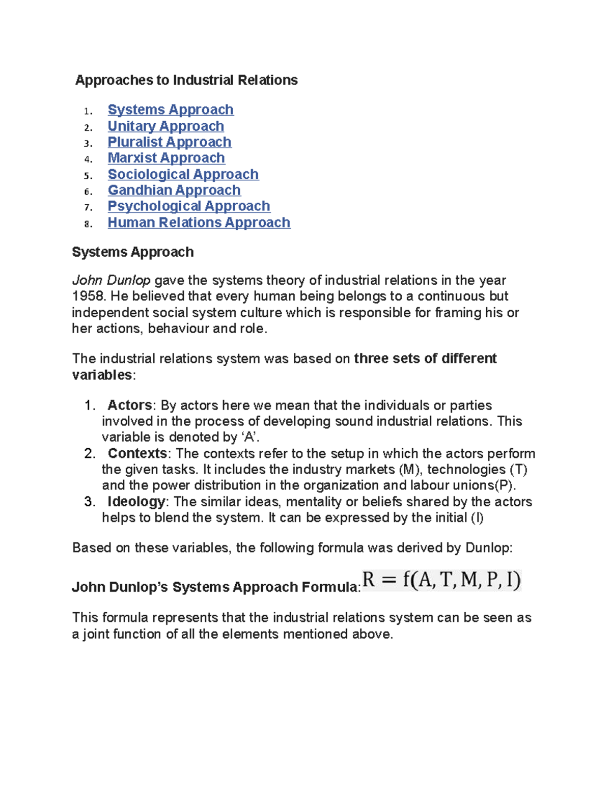 Approaches To Industrial Relations Word File Approaches To Industrial approaches-to-industrial-relations-word-file-approaches-to-industrial