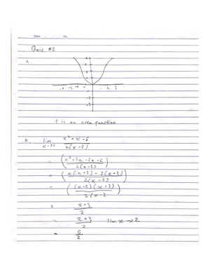 MAT 125 - Calculus 1 notes, example questions, homework work - MAT 125 ...
