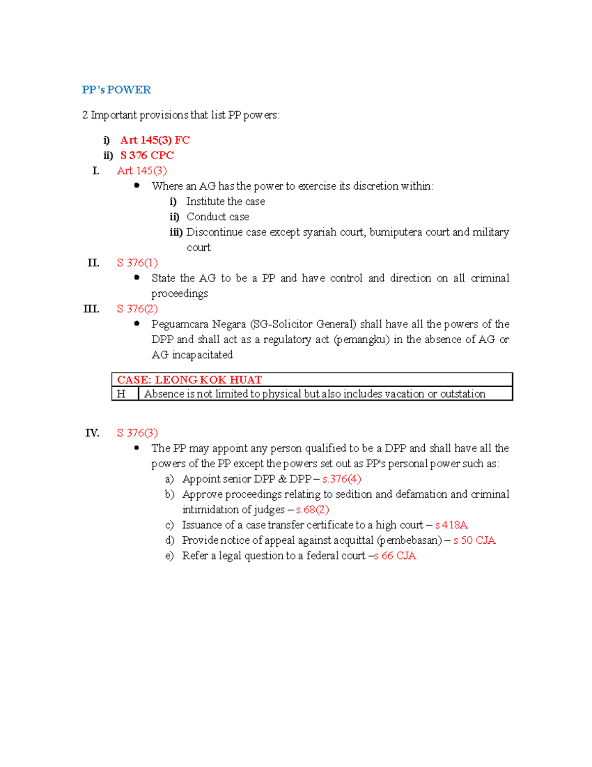 PPs-Power - PP’s POWER 2 Important provisions that list PP powers: i ...