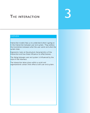 THE Interaction Styles - The Interaction - 3. 5 INTERACTION STYLES ...