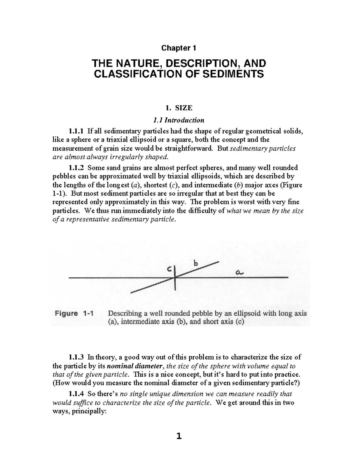 The Nature, Description, and Classification of Sediments - Chapter 1 ...