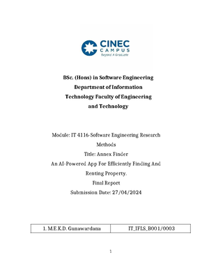 Final Project Documentation - Cover Page Declaration Abstract ...