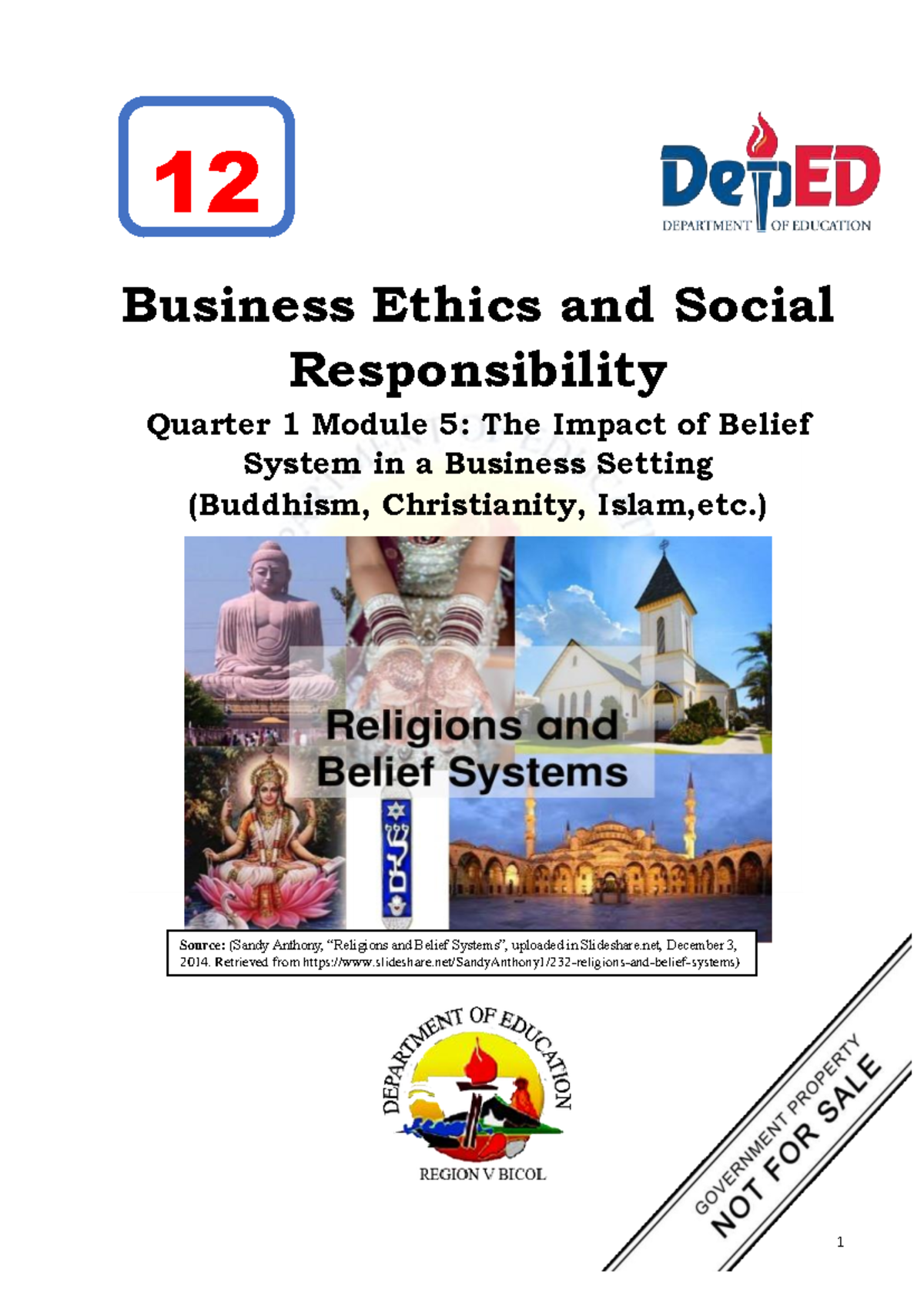 Module 5 - materials for business ethics - college of business and ...