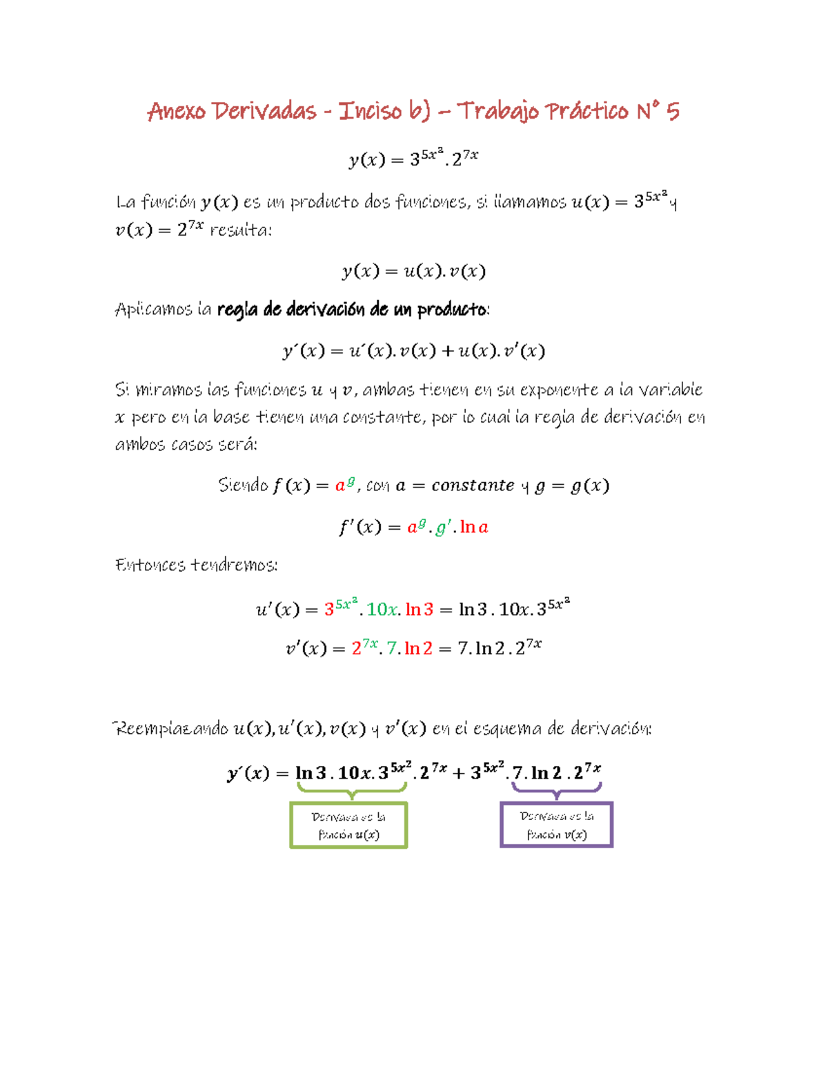 TP 4 - Anexo derivada incs. b,d y f - Anexo Derivadas - Inciso b ...