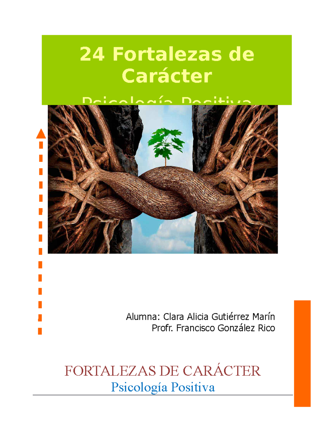 Psicología Positiva 24 Fortalezas de Carácter - FORTALEZAS DE CARÁCTER ...