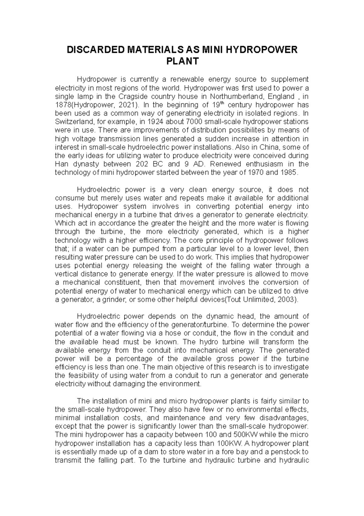 Introduction - This is a research tool that will help you as a guide in ...