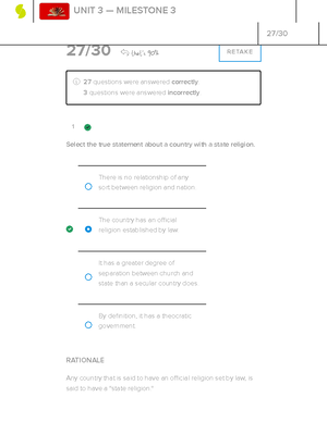 Sophia Approaches to Studying Religion Final Milestone - 1 CONCEPT → ...