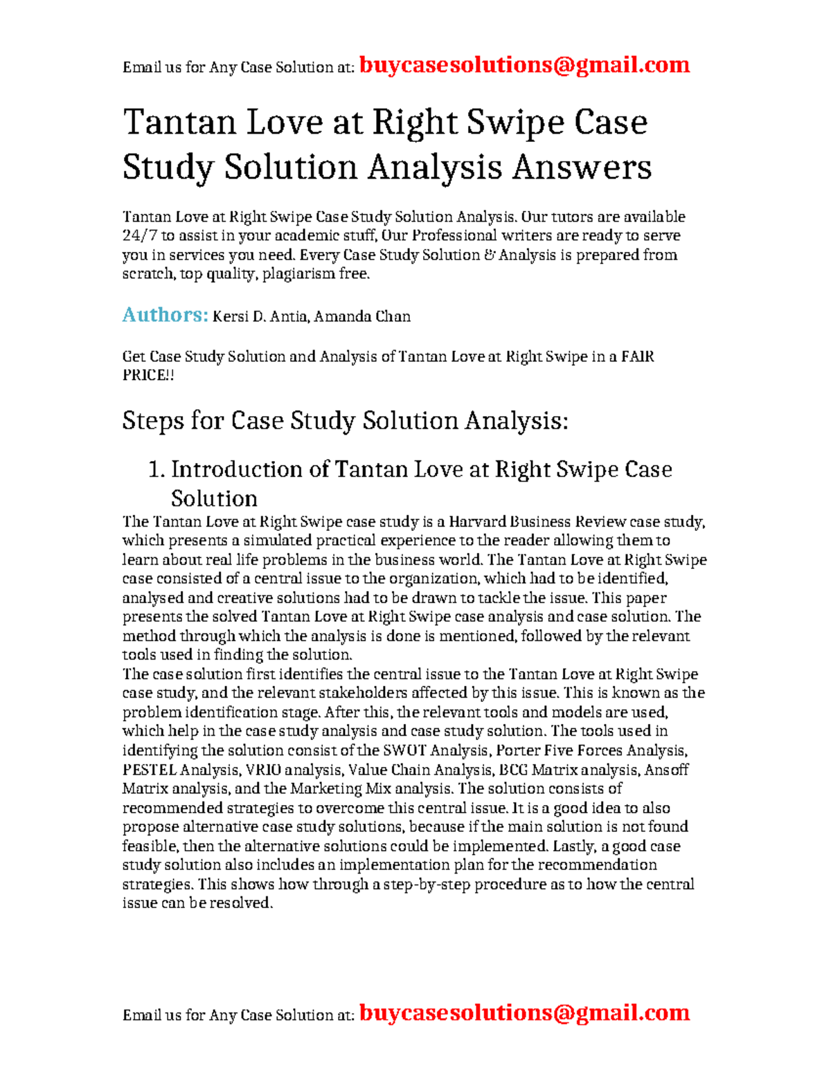 Case Solution Tantan Love at Right Swipe - Tantan Love at Right Swipe Case Study Solution ...