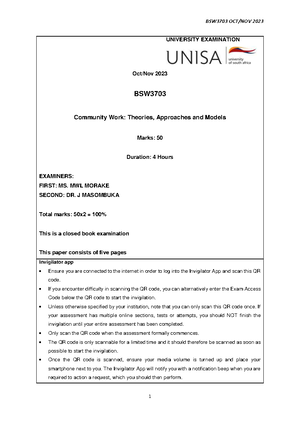 BPT1501 - Unisa - Being a proffersional teacher - Studocu