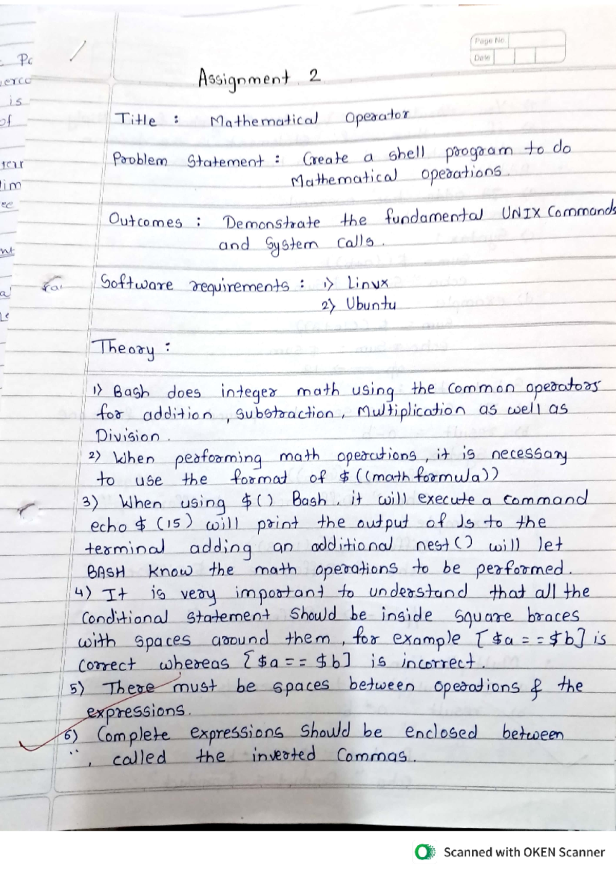 Os 2 Handwritten Assignment - Operating System - Studocu