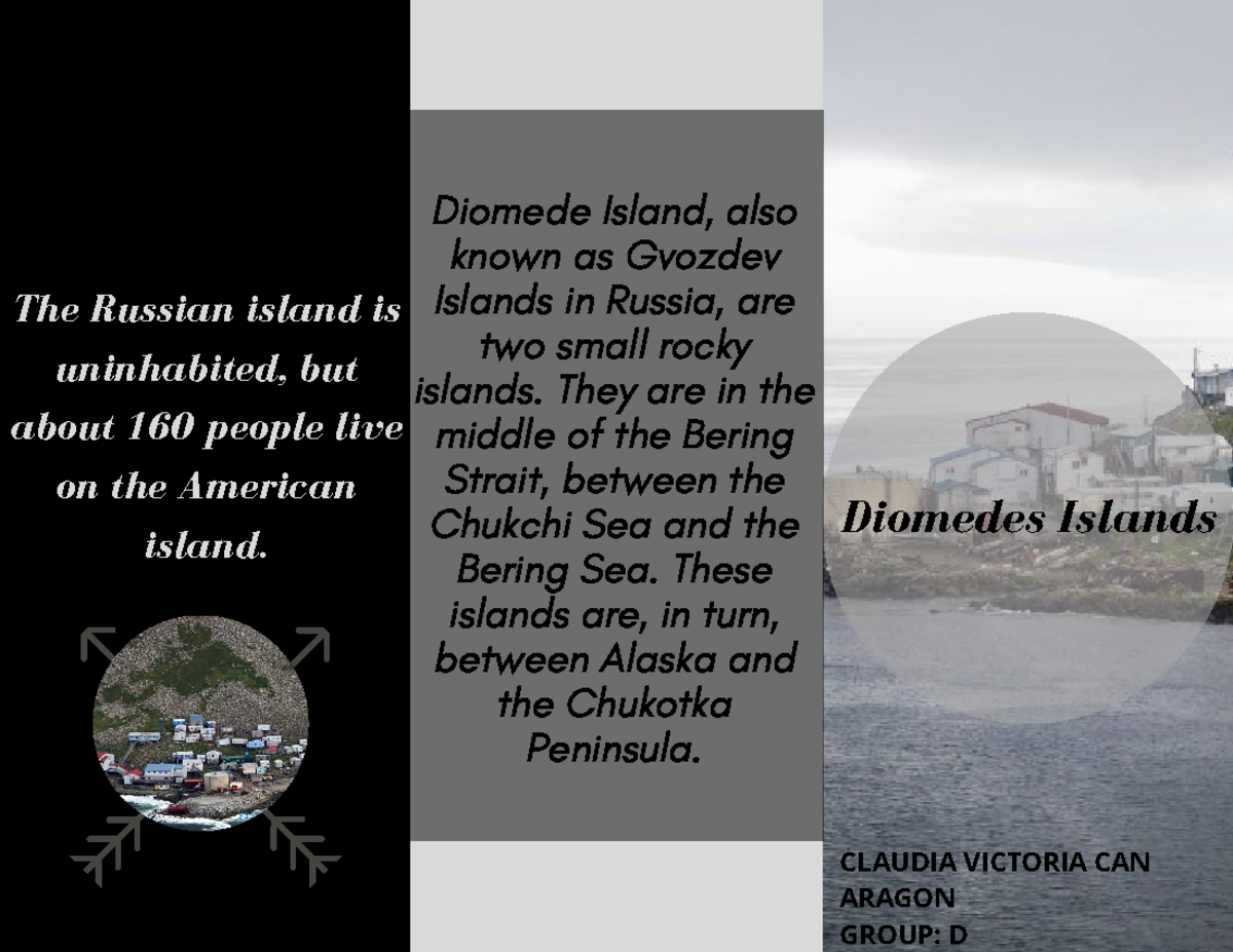 2D ADA1 CAN Claudia - Tareas de apoyo - Diomede Island, also known as ...