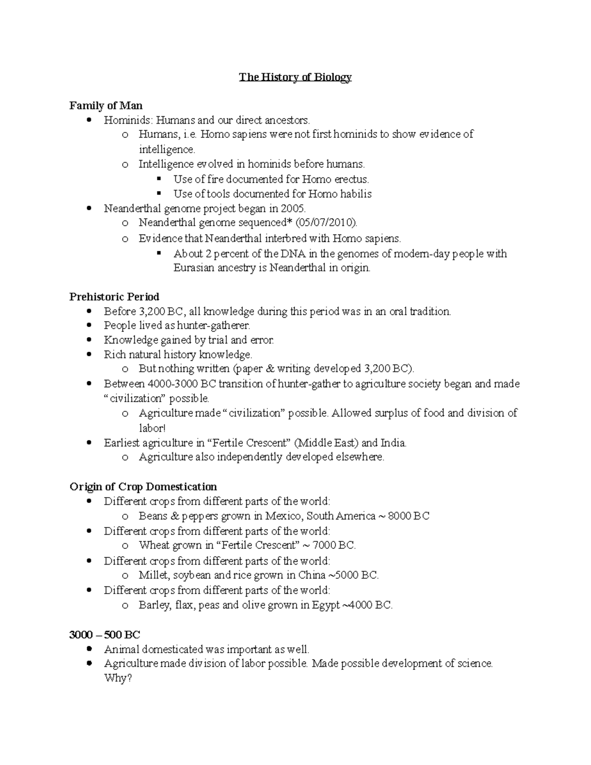 The History of Biology - The History of Biology Family of Man Hominids ...