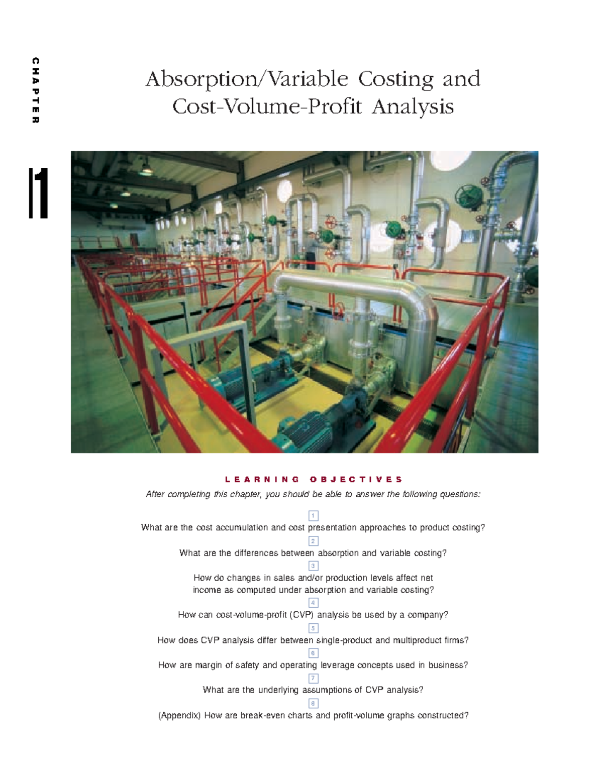 Chapter 11 - Absorption - 11 Absorption/Variable Costing and Cost ...
