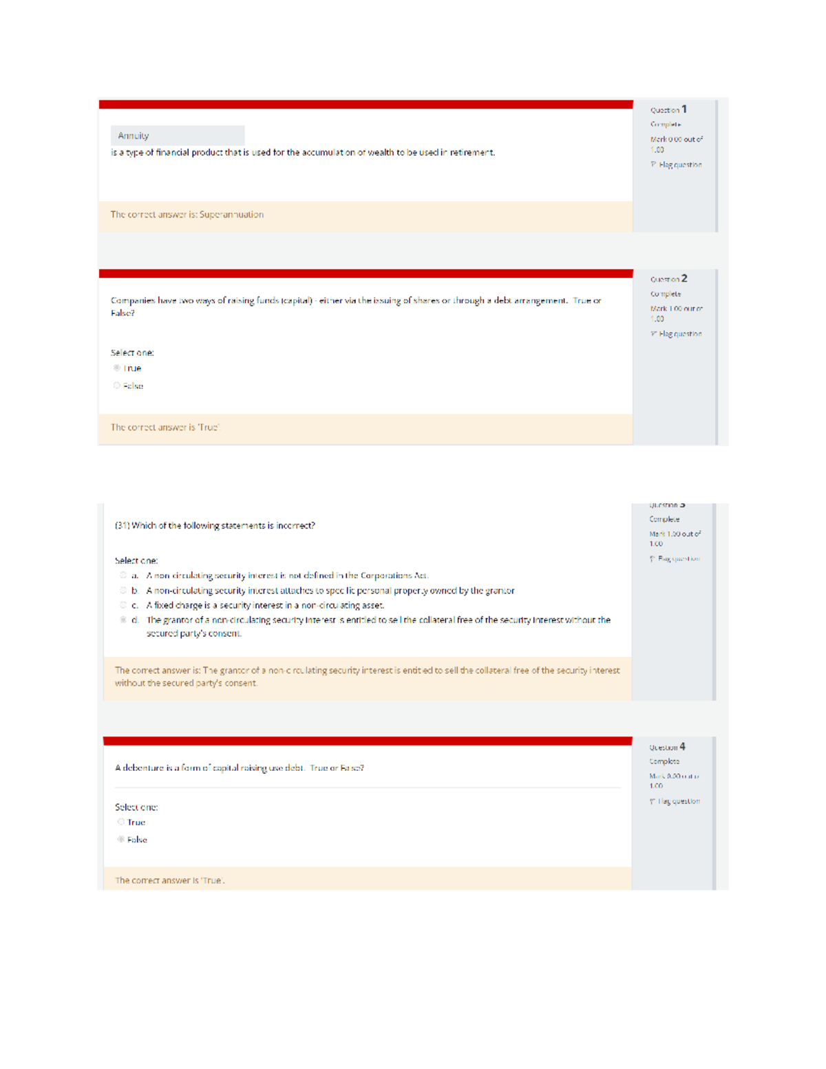 Mid-term MCQ BSL201 - BSL201 - Murdoch - Studocu