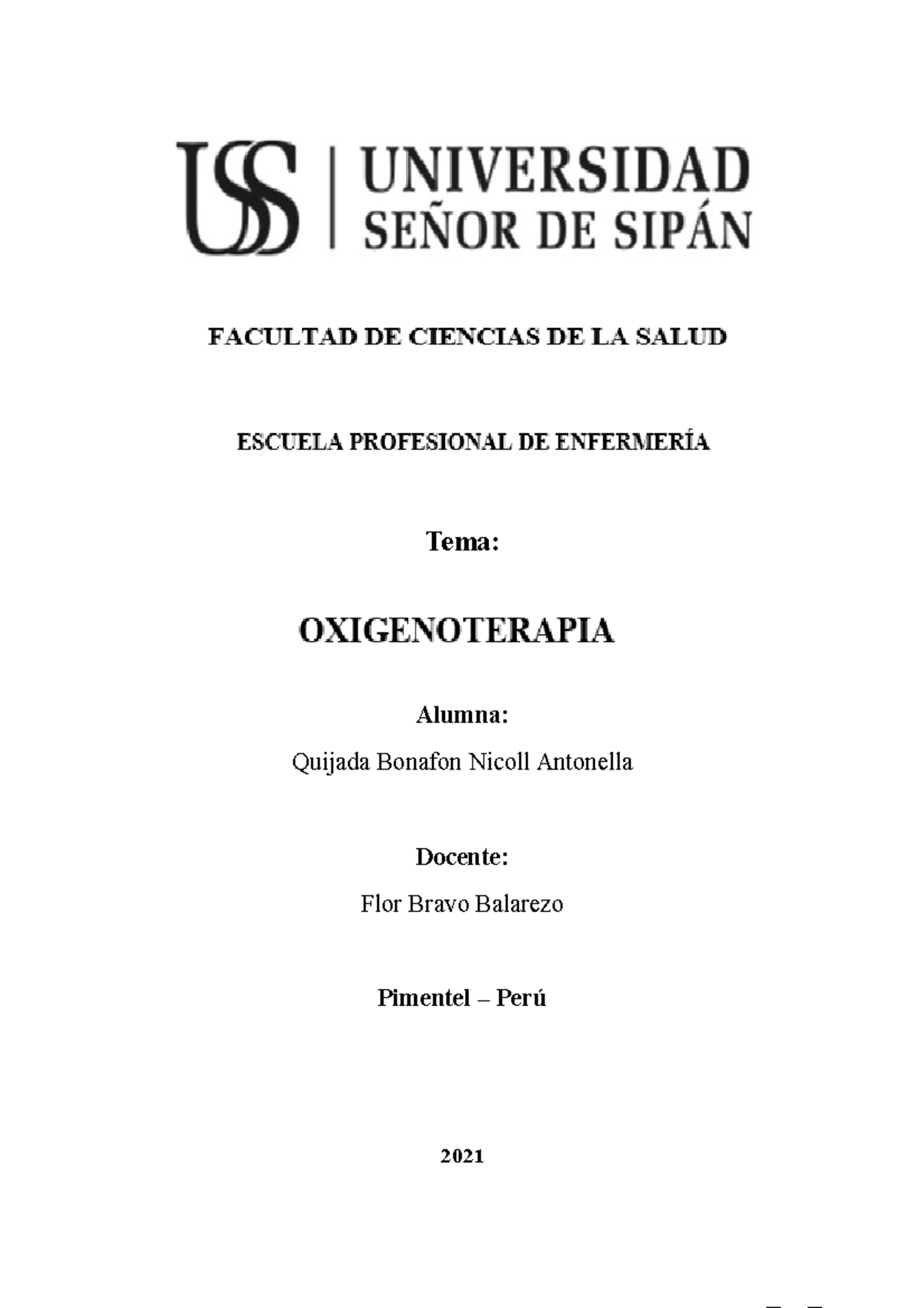 Mapa mental oxigenoterapia - Tema: Alumna: Quijada Bonafon Nicoll ...