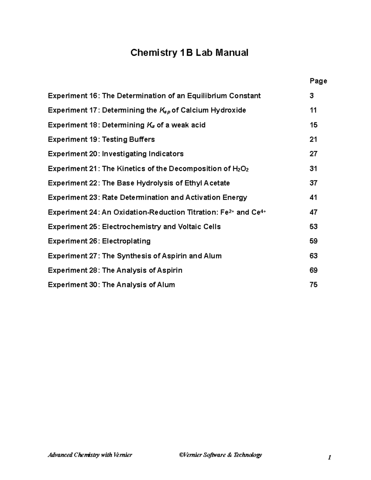 Chem1BLab Manual F 19 - helps you do the labs - Chemistry 1B Lab Manual ...