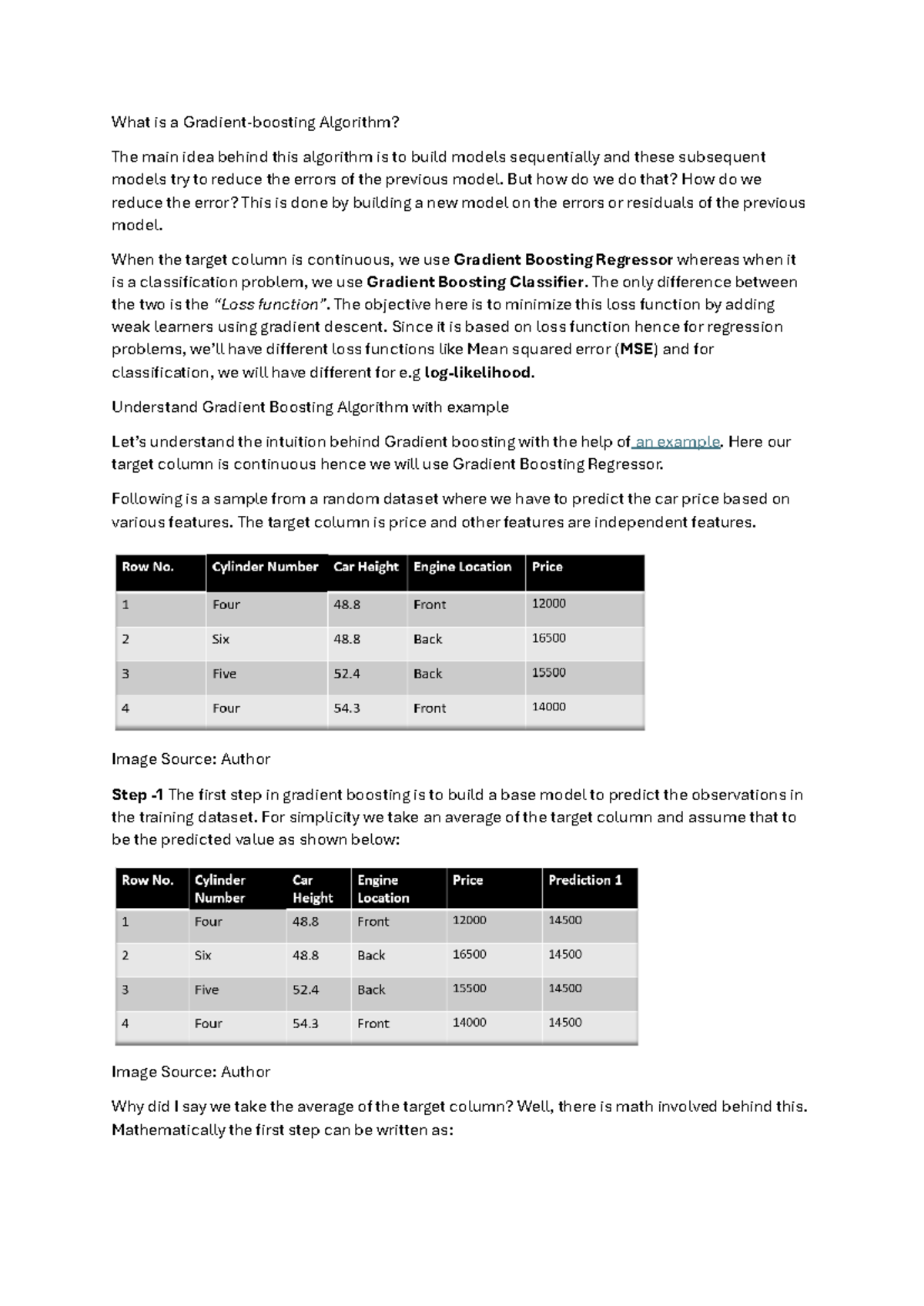 Gradient Boosting Algorithm But How Do We Do That How Do We Reduce