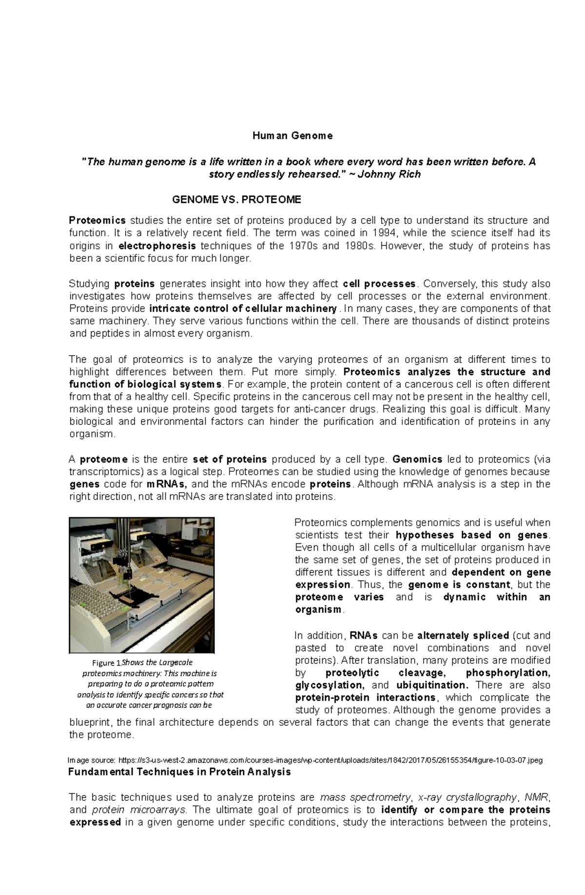 Human Genome - Human Genome "The human genome is a life written in a ...