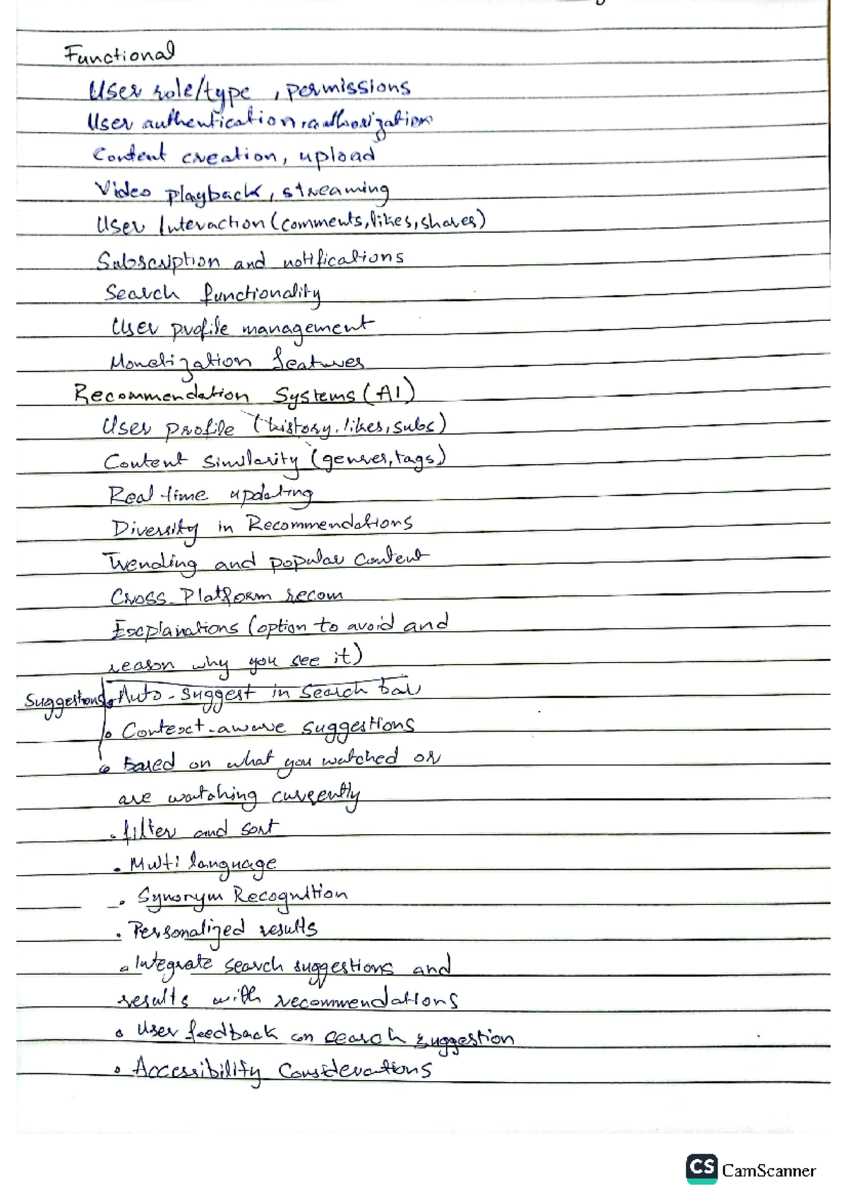 SRS requirements for YouTube - Introduction to computer science - Studocu