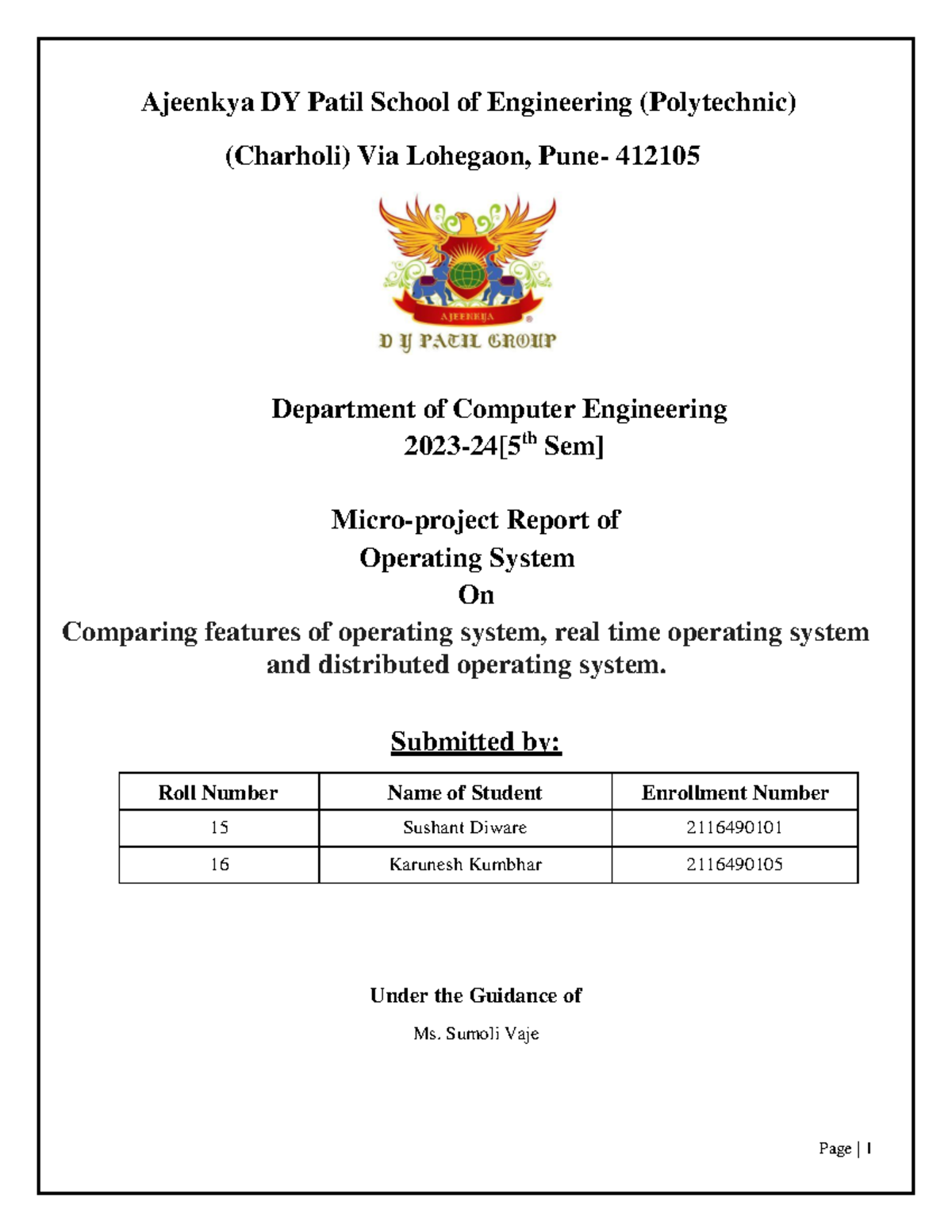 Osy 2344 - csasertnyhg - Ajeenkya DY Patil School of Engineering ...