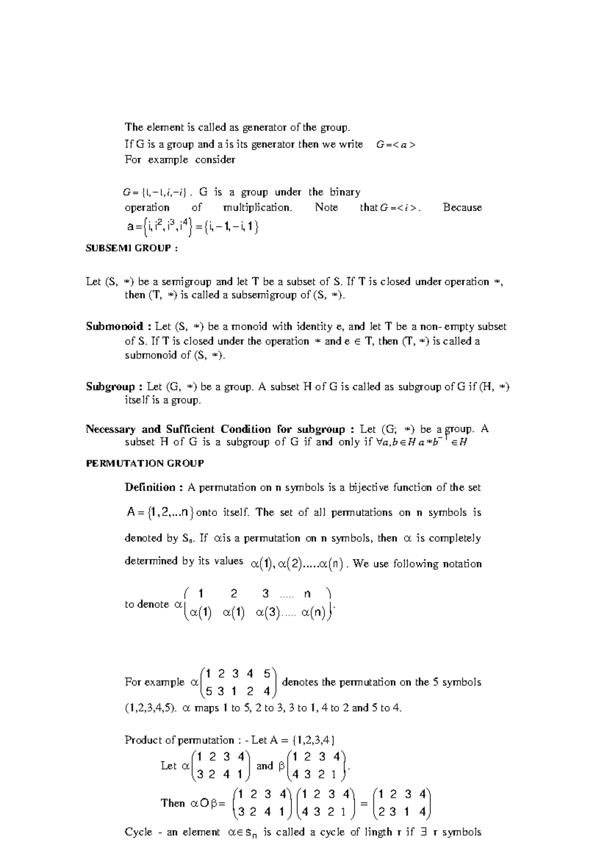 Discrete Mathematics Lecturer Notes PDF-24 - The element is called as ...
