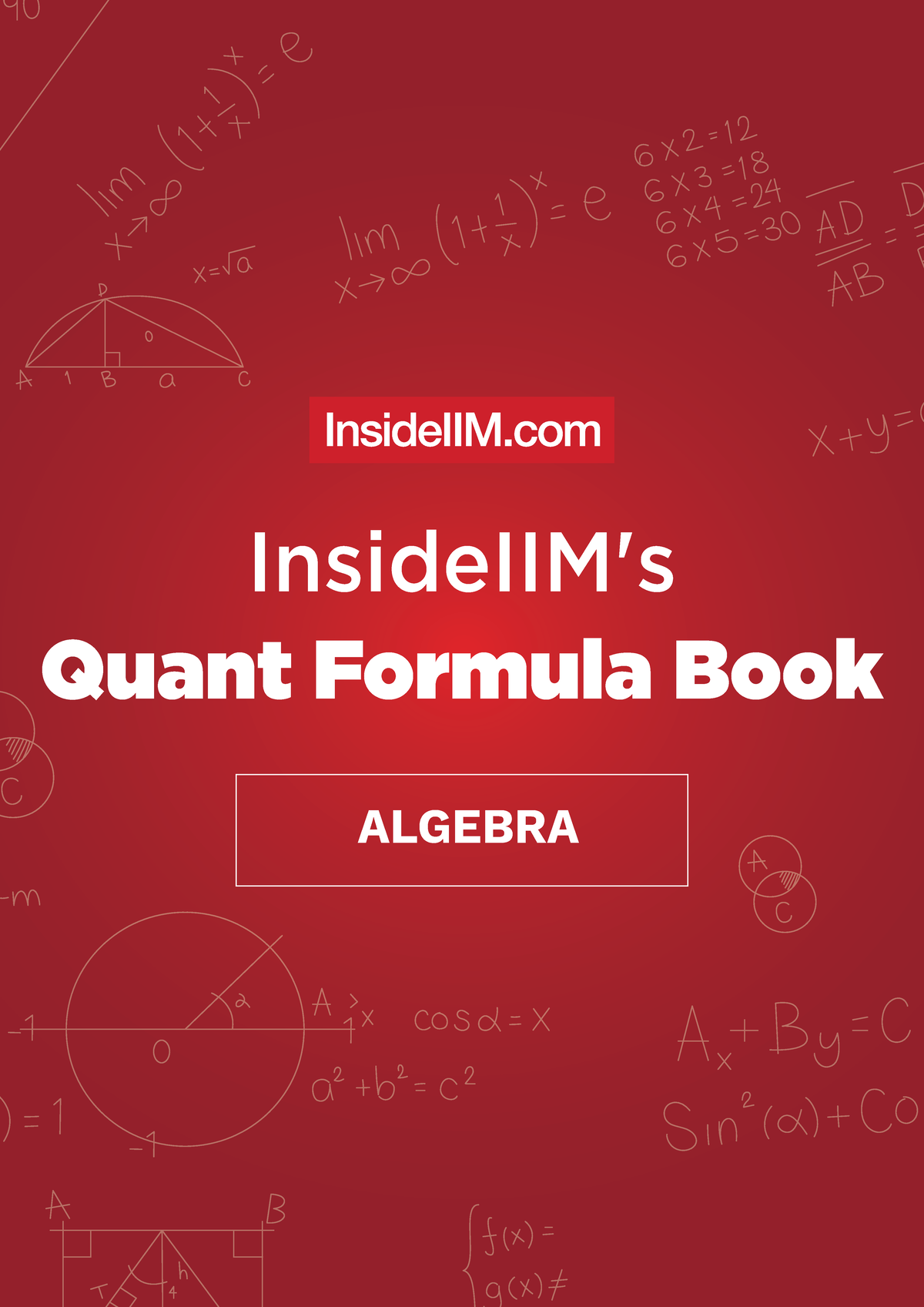Formula Book- Algebra - Notes - InsideIIM's Quant Formula Book ALGEBRA ...