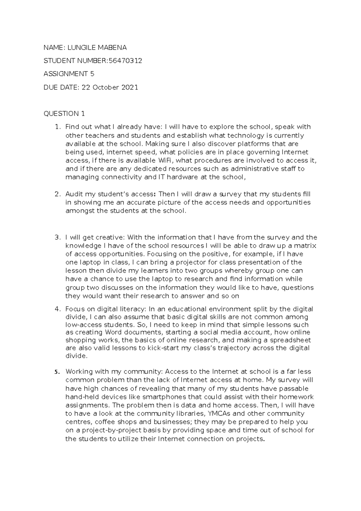 CIC Assignment 5 - this is a portfolio on computer integration in the ...