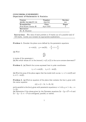 [Solved] Consider the following parametric equation 2cossin 2sincos ...