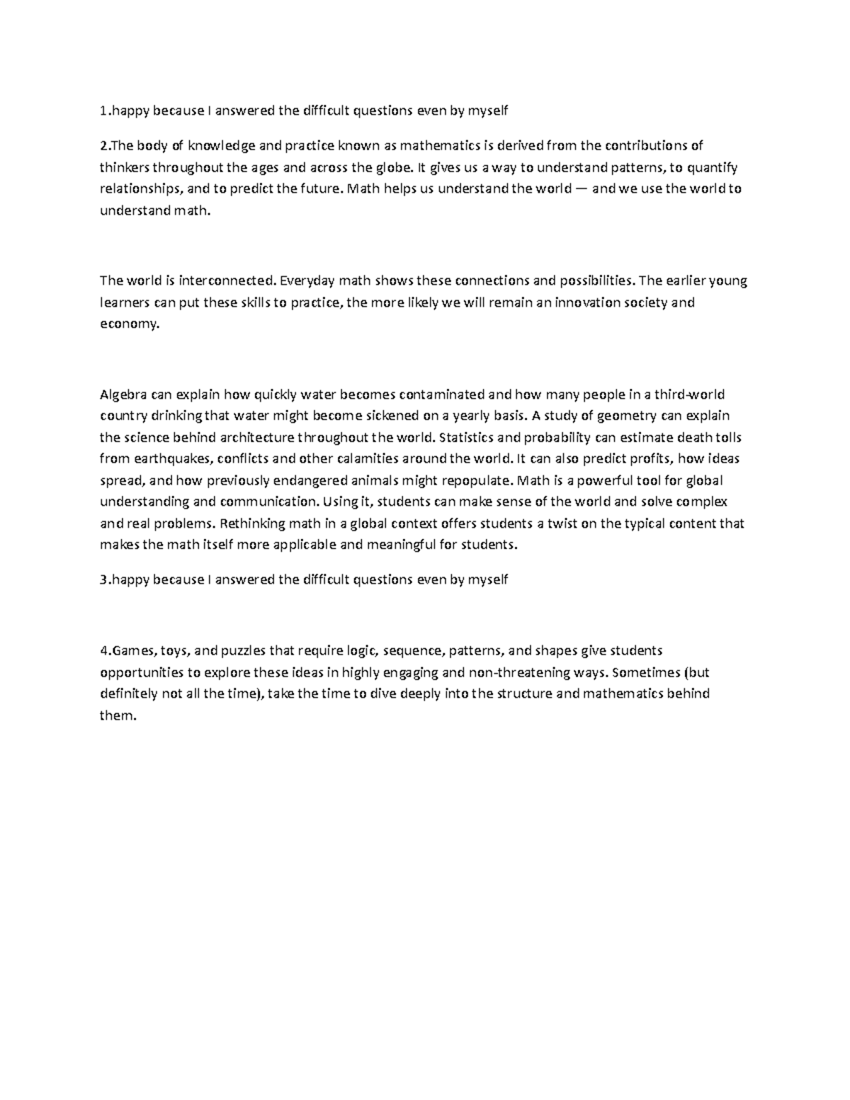 1.happy because-WPS Office - 1 because I answered the difficult ...