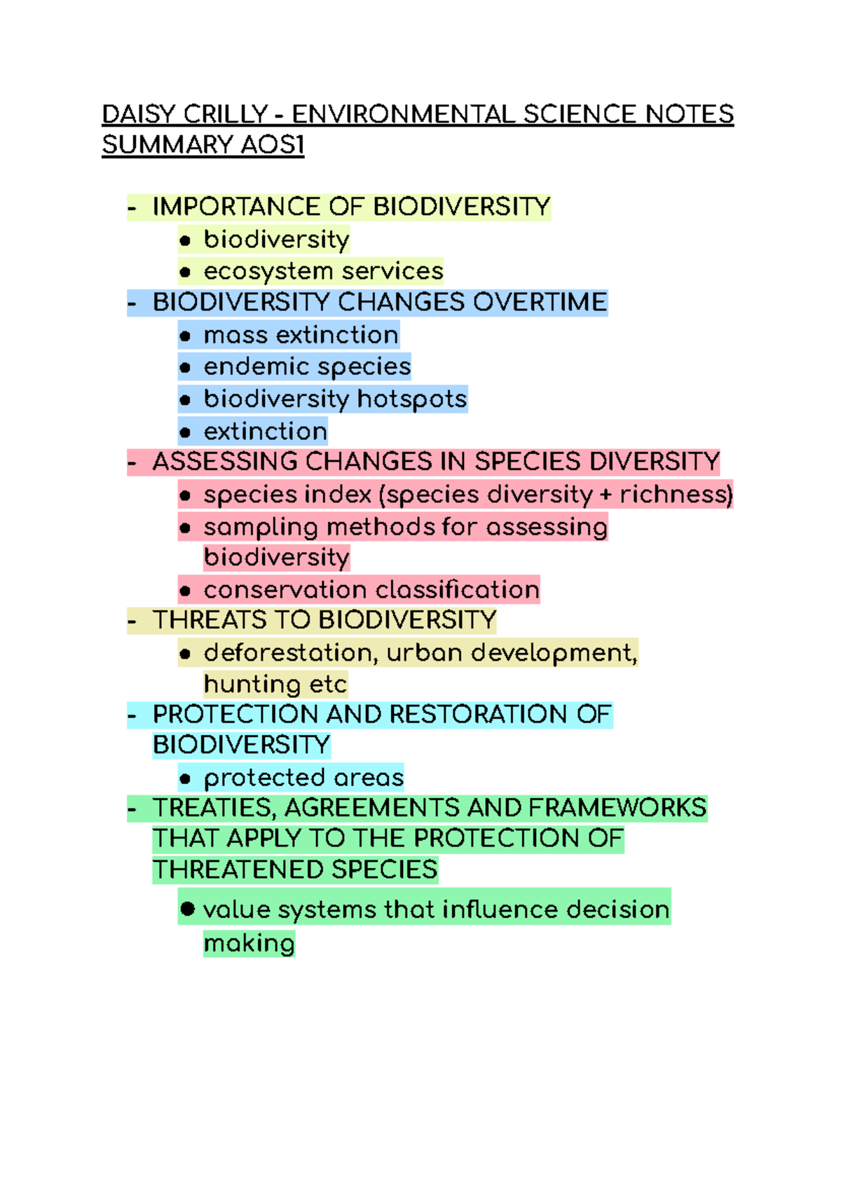 EYLF - Google Docs - practise summary notes - DAISY CRILLY ...