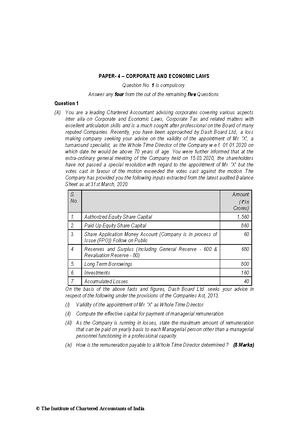 Division II of Schedule III - DIVISION II OF SCHEDULE III TO THE ...