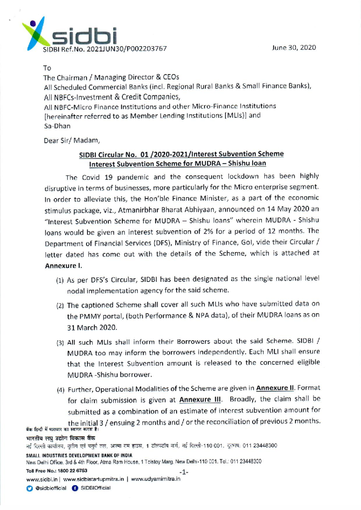 Interest Subvention Scheme for Shishu Loans - Chartered Accountancy ...