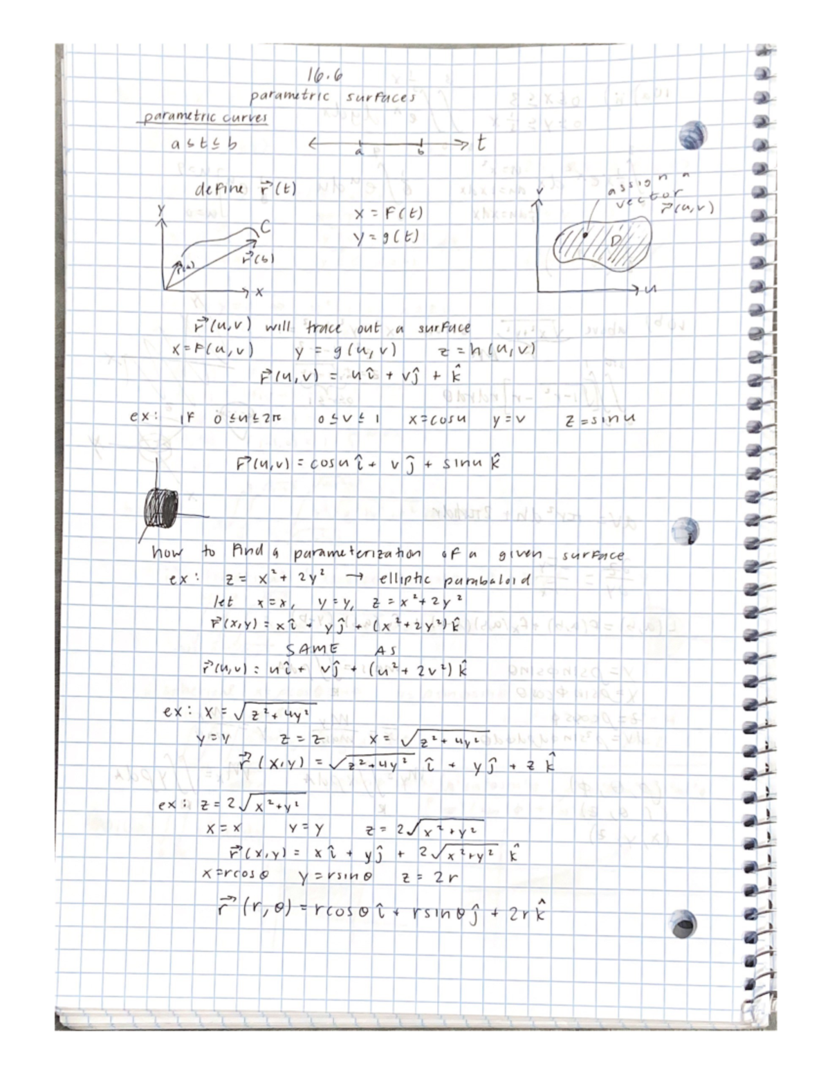 Parametric Surfaces, Tangent Planes, and Surface Area - MA-UY 2114 ...