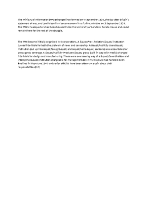 WW 6 - fdfdfdfdfd - Reith was fired and Duff Cooper was appointed after ...